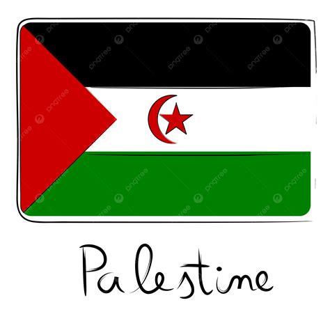 علم فلسطين خربش البلد لوحة جميل القمر Png صورة للتحميل مجانا