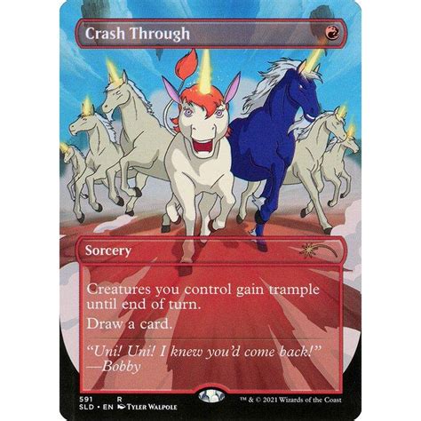 Mtg 赤英語版 《突破crash Through》 Secret Lair Sldsecret Lair Sld Sld591ツクモ