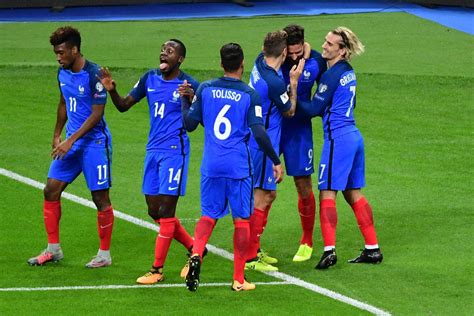 Foot Mondial 2018 Edf La France Qualifiée Directement Pour La Coupe