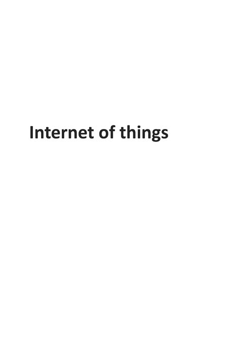 Fiot Notes Internet Of Things Ec600oefundamentalsofinternetofthings