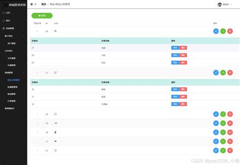 免费 Springbootvue带推荐算法网上购物商城系统【论文源码sql脚本】 Csdn博客