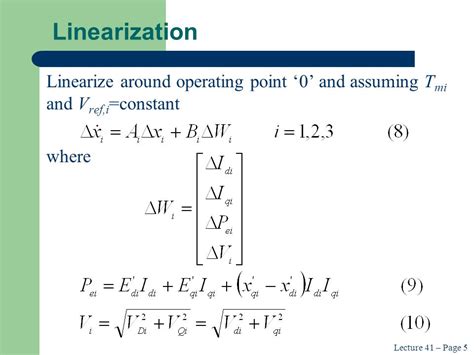 Lecture 41 Selective Eigenvalue Analysis In Power Systems Professor M A
