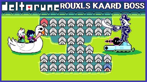Rouxls Kaard Boss Fight Deltarune Chapter 2 Youtube
