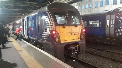 S4e2 Scotrail Class 334 Emu Review At Edinburgh Waverley Youtube