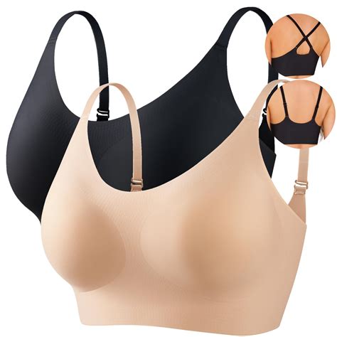 Prettywell Comfort Seamless Bras For Women No Underwire Smooth