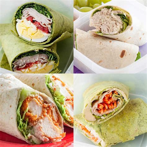 Healthy Lunch Wraps Lunch Box Best Ever Vegan Taco Salad Wrap