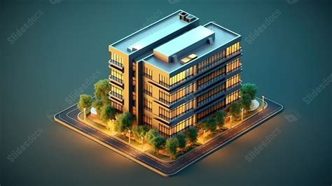 Hình Nền Powerpoint Cấu Trúc Kiến Trúc Ấn Tượng Trong Kết Xuất 3d Miễn