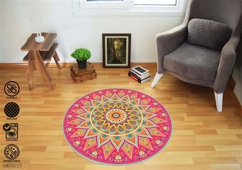 Mandala Rug Mandala Round Rug Mandala Pattern Round Popular Rug