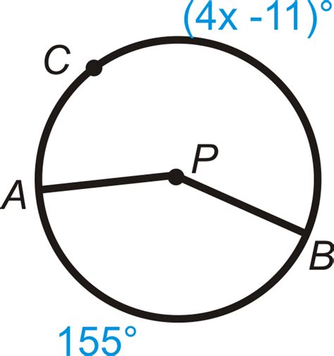 Arcs In Circles Read Geometry Ck Foundation