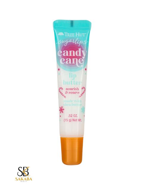 TREE HUT CANDY CANE LIP BUTTER NOURISH RENEW SAKABA BEAUTY