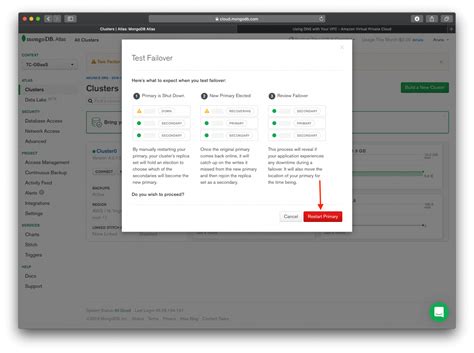 how to perform a failover test in mongodb atlas cluster techcrumble
