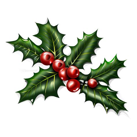 Download Holly Illustration Png 20