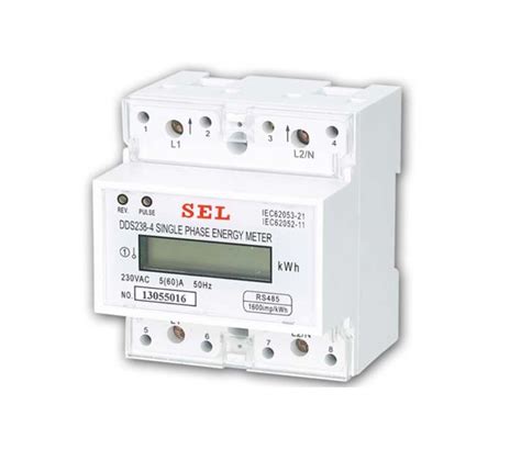 DDS P Single Phase Din Rail Energy Meter SEL Electric LTD