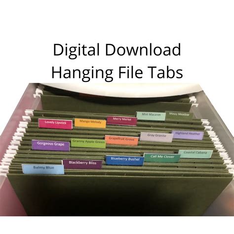 Download 67 Stampin Up Paper Cardstock Tool Hanging Folder File Tabs