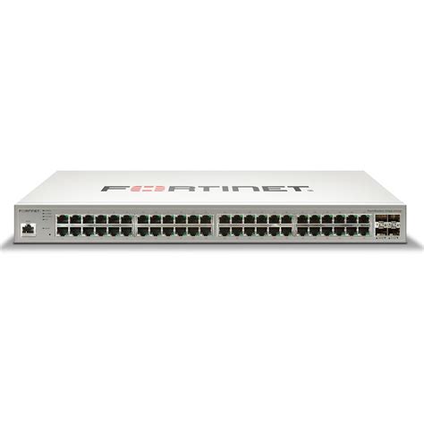 Fortinet Fortiswitch Fs 248e Fpoe 48 Port Poe Rackmount Switch W 4x Ge Sfp Ports Fs 248e Fpoe