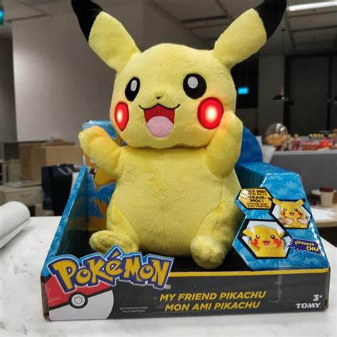 Talking Pikachu Pokemon Plushie My Friend Pikachu Hobbies And Toys Toys And Games On Carousell