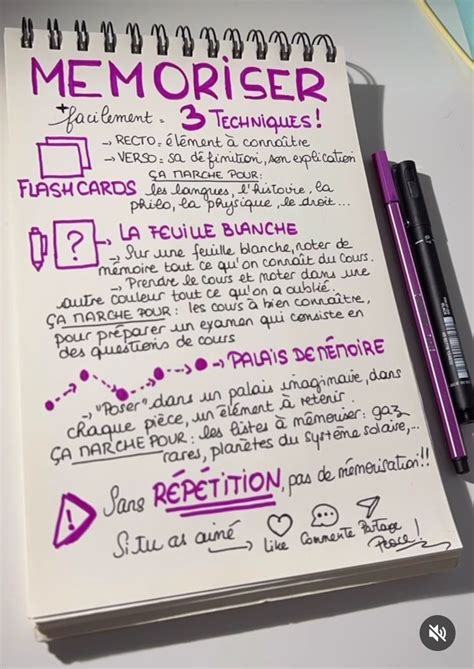 Épinglé Par 🎀 Purple 🐚 Sur 📚school📚 Préparation De Cours Conseils D