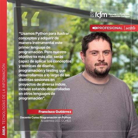 ¿por Qué Aprender Python En La Universidad De Chile Educación