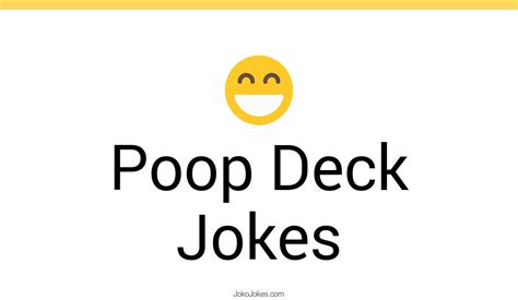 1 Poop Deck Jokes And Funny Puns Jokojokes