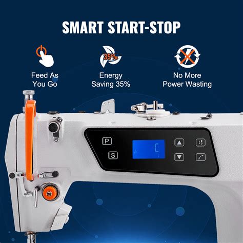 Vevor Industrial Sewing Machine 550w Heavy Duty Lockstitch Sewing