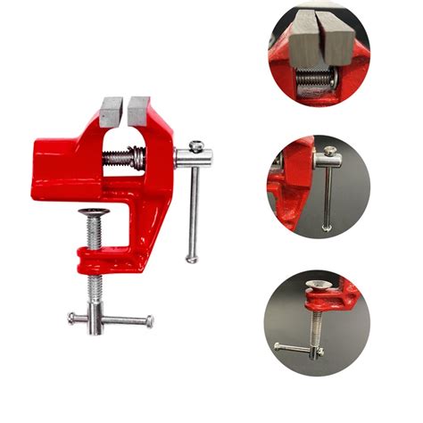 Torno Morsa De Bancada Aço Base Fixa Mini Morsa 75mm Sparta Shopee Brasil