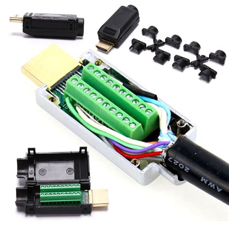 sme hdmi 2 0 adapter connector breakout to 20p terminal board with