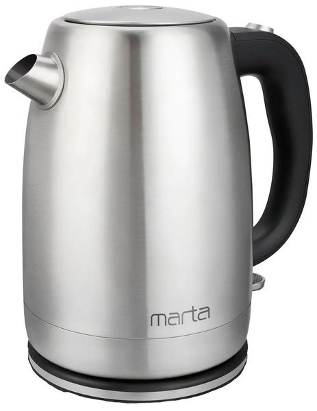 Купить электрический чайник Marta MT-4559, серый металлик, Металл ...