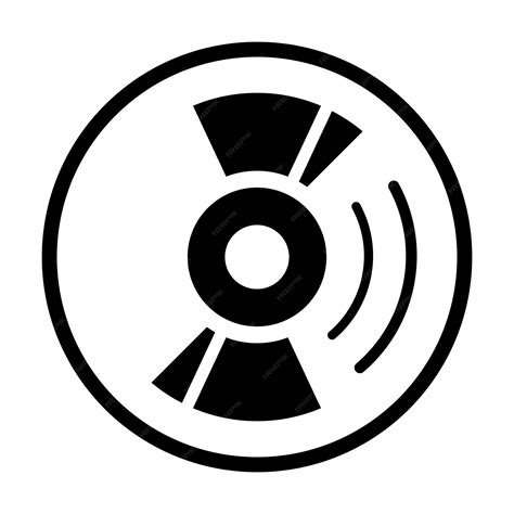 Premium Vector | Disc icon logo vector design template