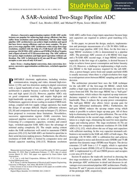 A Sar Assisted Two Stage Pipeline Adcpdf