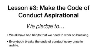 Lessons From The Astropy Code Of Conduct PPT