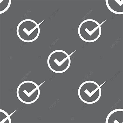 Vector Illustration Of A Checkbox Button With A Check Mark Icon On A Vector Illustration Of A Checkbox Button With A Check Mark Icon On A