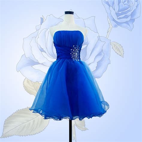 Venta Vestidos Para Salida De Sexto Azul Rey En Stock