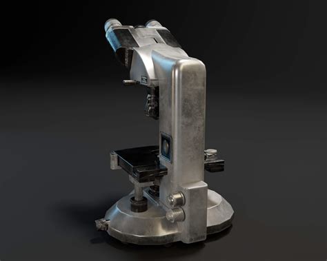 Laboratory Microscope 3d Model By Clockworkcreations