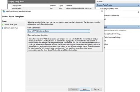BrowserStack SSO With ADFS BrowserStack Docs