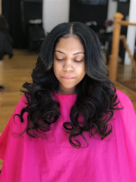 Middle Part Weave Hairstyles