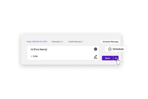 New Look For Message Scheduler Pastorsline