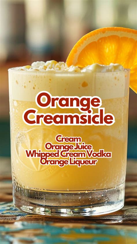 Orange Creamsicle Cocktail Artofit