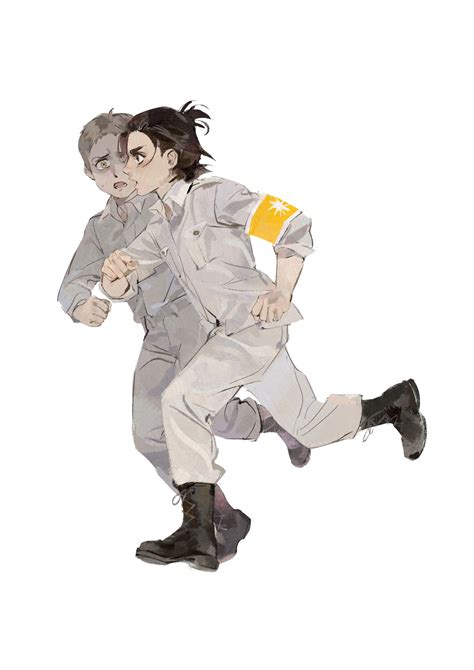 Gabi Braun And Falco Grice Shingeki No Kyojin Drawn By Luguoadeli