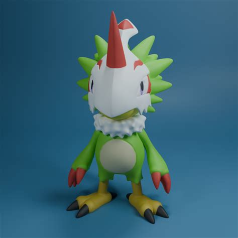 Stl File Pteromon Digimon Liberator 🐉 ・3d Printing Template To