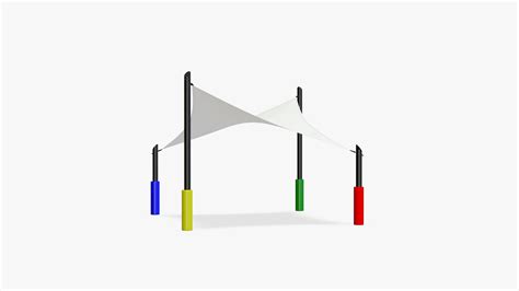 Tensile Shade Structures 3d Model Turbosquid 1799108