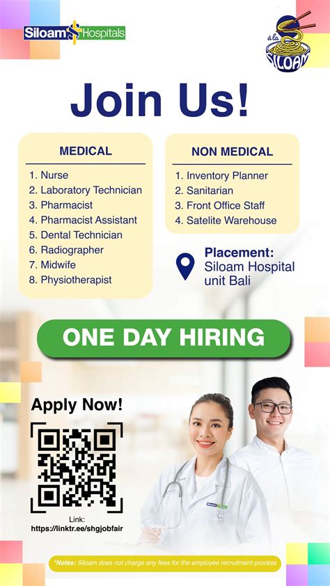 Lowongan Kerja Medical Non Medical Siloam Hospitals Group