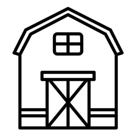 Premium Vector Barn Vector Illustration Style