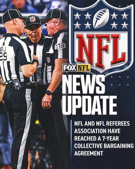The Nfl And Nfl Referees Association Have Reached A 7 Year Collective