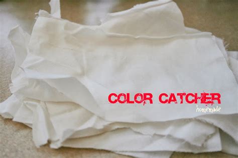 our carlson life: diy thursday: homemade color catcher