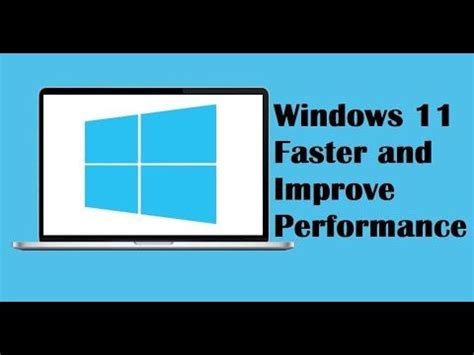How to make windows 11 faster and improve performance – Artofit