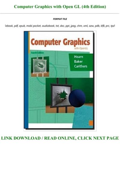 ~free Download Computer Graphics With Open Gl 4th Edition For Any Device
