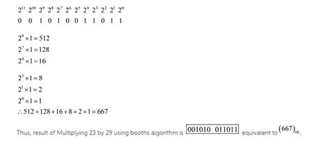 Solved Use The Booth Algorithm To Multiply 23 Multiplicand By 29