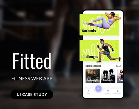 Fitted Fitness Web App 2 Images Behance
