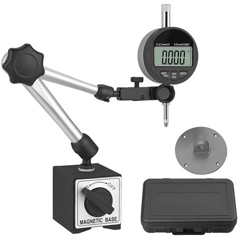 Neoteck Digitale Messuhr Und Magnetstativ Mit Zentralklemmung