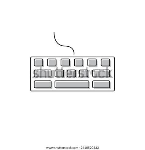 Simple Keyboard Icon Keyboard Symbol Keyboard Stock Vector Royalty